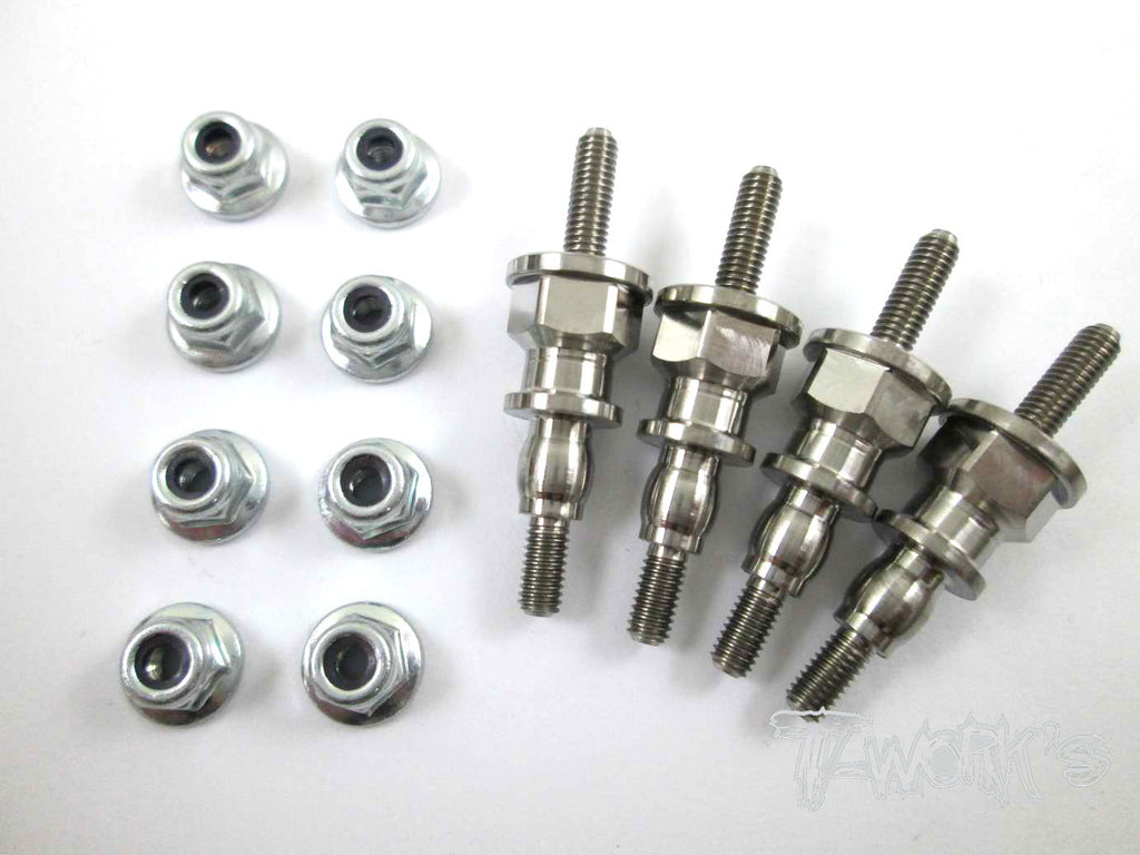 TP-010 64 Titanium Shock Standoffs - (Damper Mount Pivot for Sworkz S3 ...